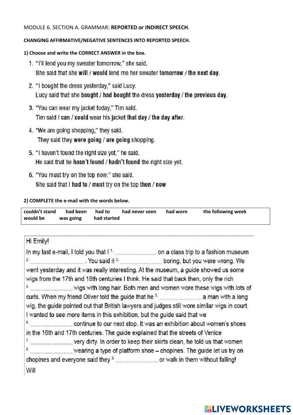 Statements in i… | Free Interactive Worksheets | 1045378
