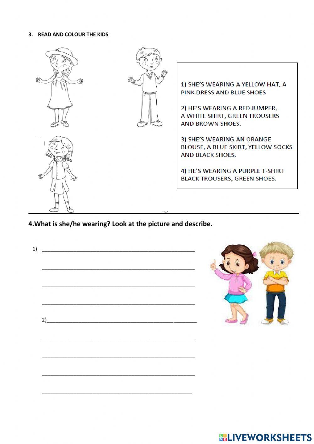 Verifica Inglese | Live Worksheets