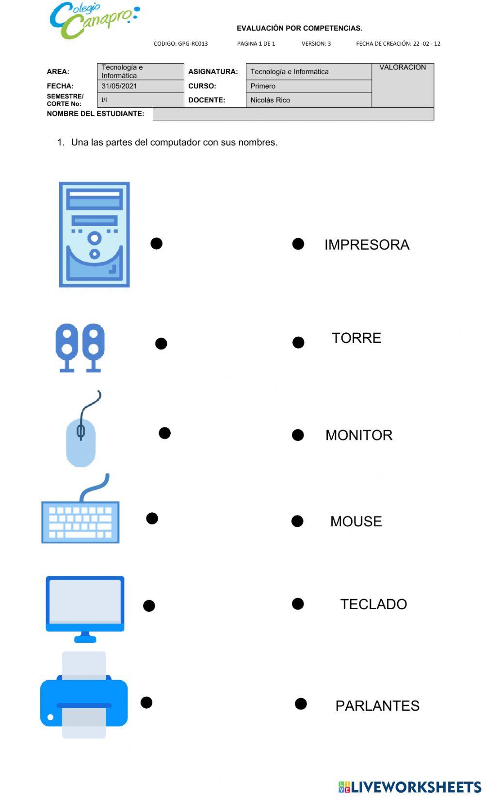 Hardware vs Sof… | Free Interactive Worksheets | 1047539
