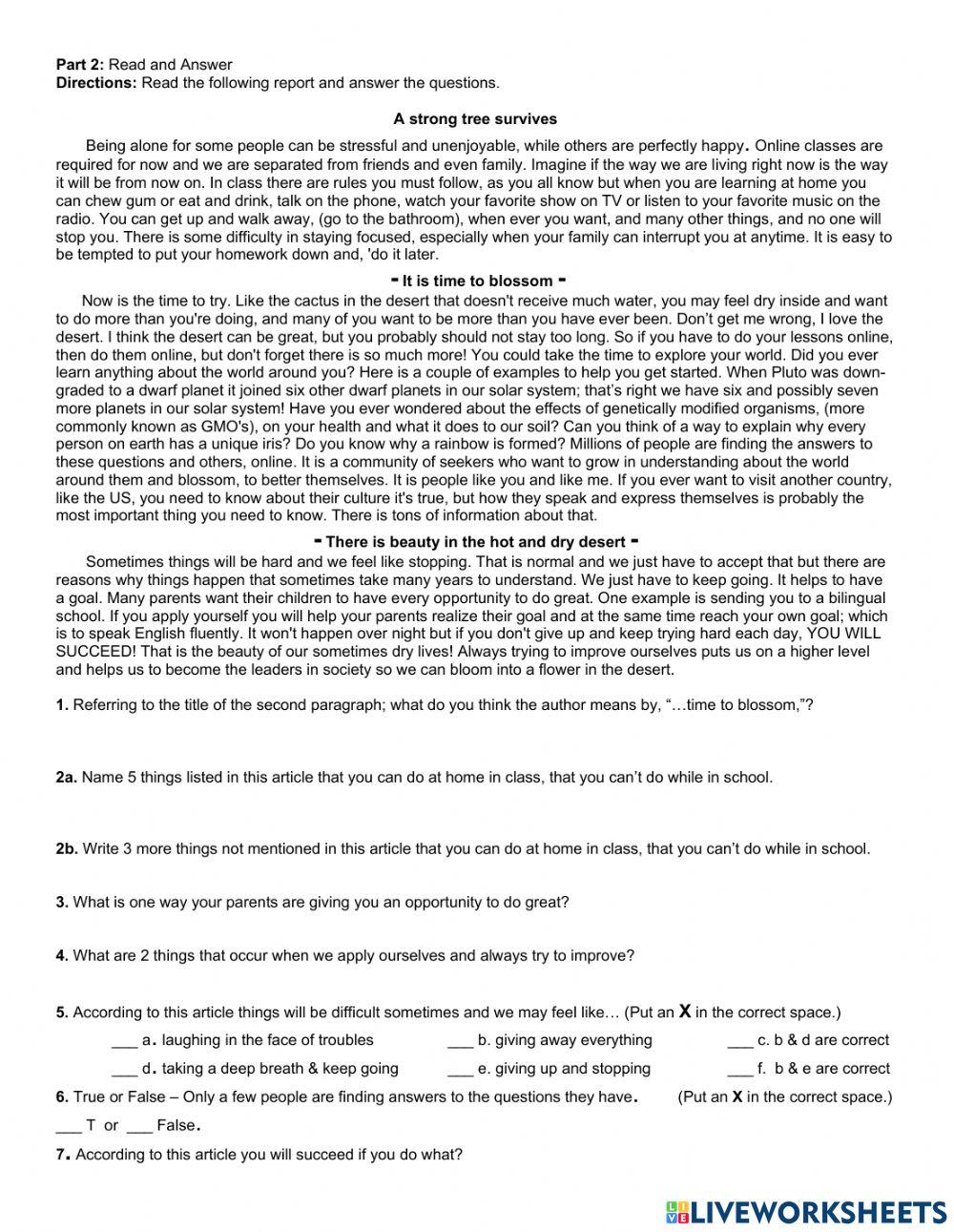 8th Grade Gramm… | Free Interactive Worksheets | 1047615