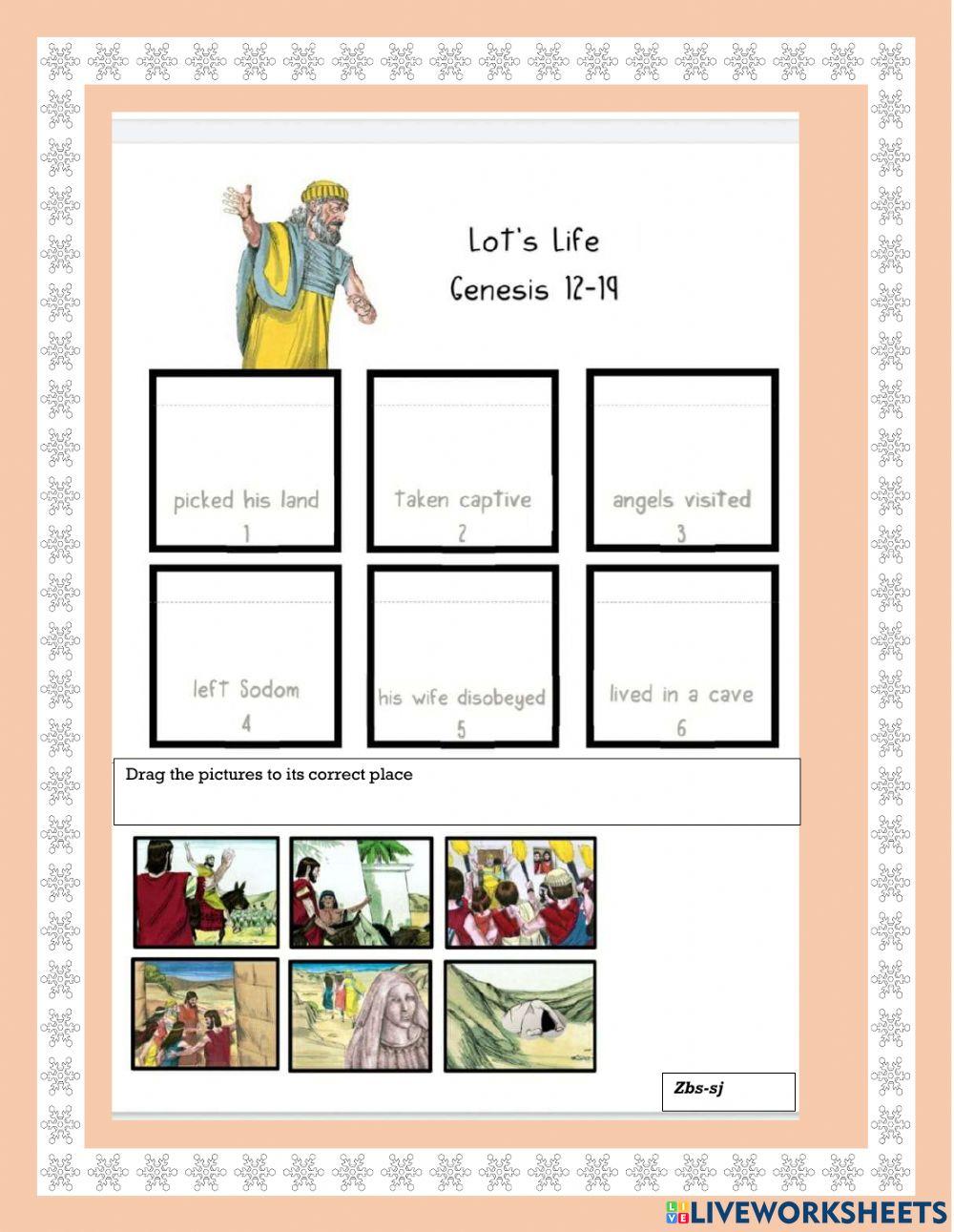 Sunday School | Free Interactive Worksheets | 1049196