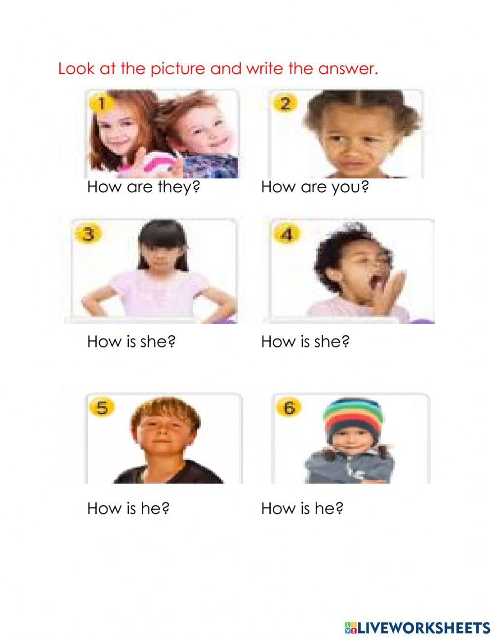 Exercise exercise for 1 | Live Worksheets