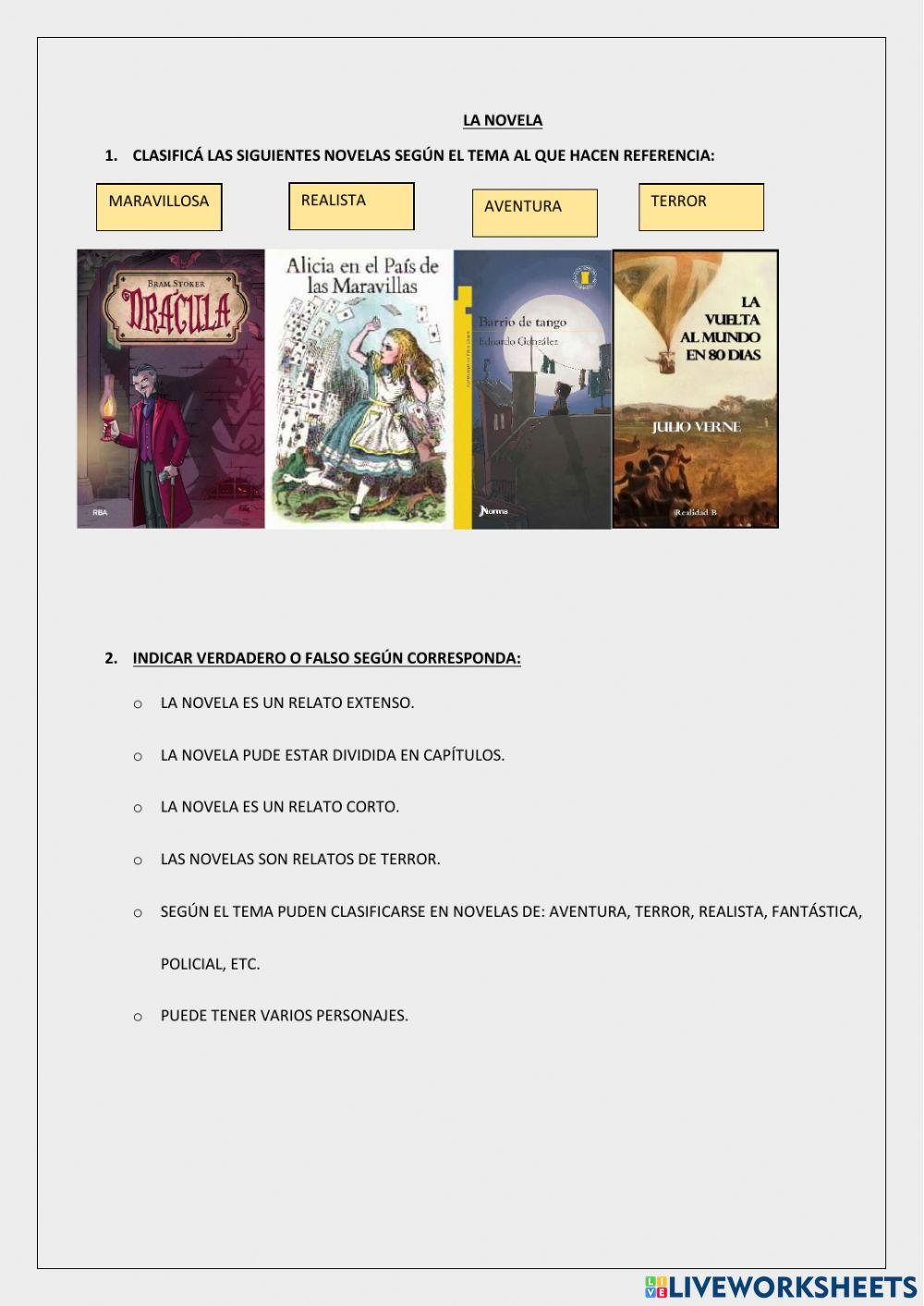 La Novela Corta Worksheet Live Worksheets, 52% OFF La Novela Corta Worksheet Live Worksheets, 52% OFF