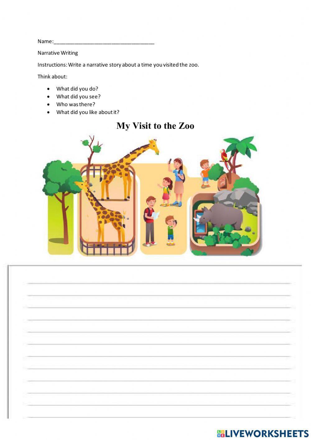 1049243 | Narrative Writing | Bria | LiveWorksheets