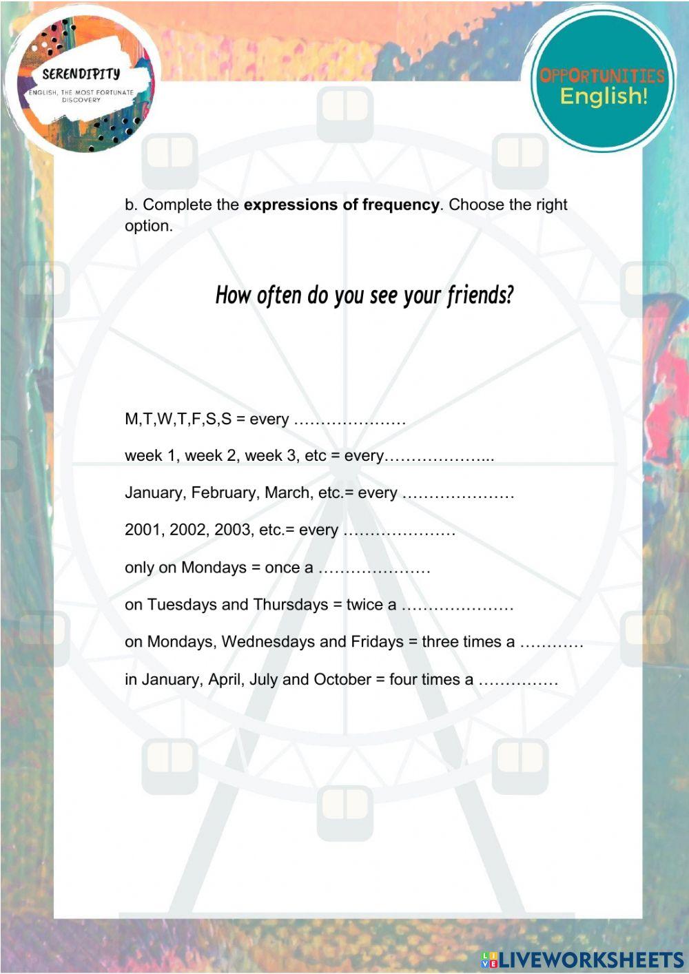 Unit 4C, elementary worksheet | Live Worksheets