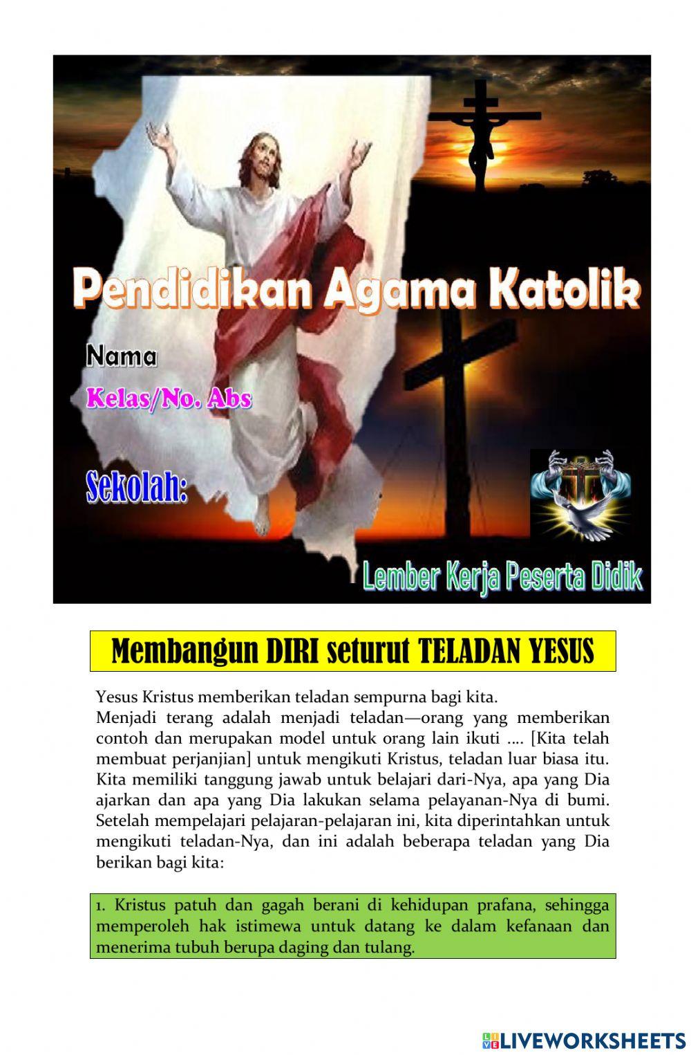 Pendidikan Agama Katolik Interactive Activity Live Worksheets