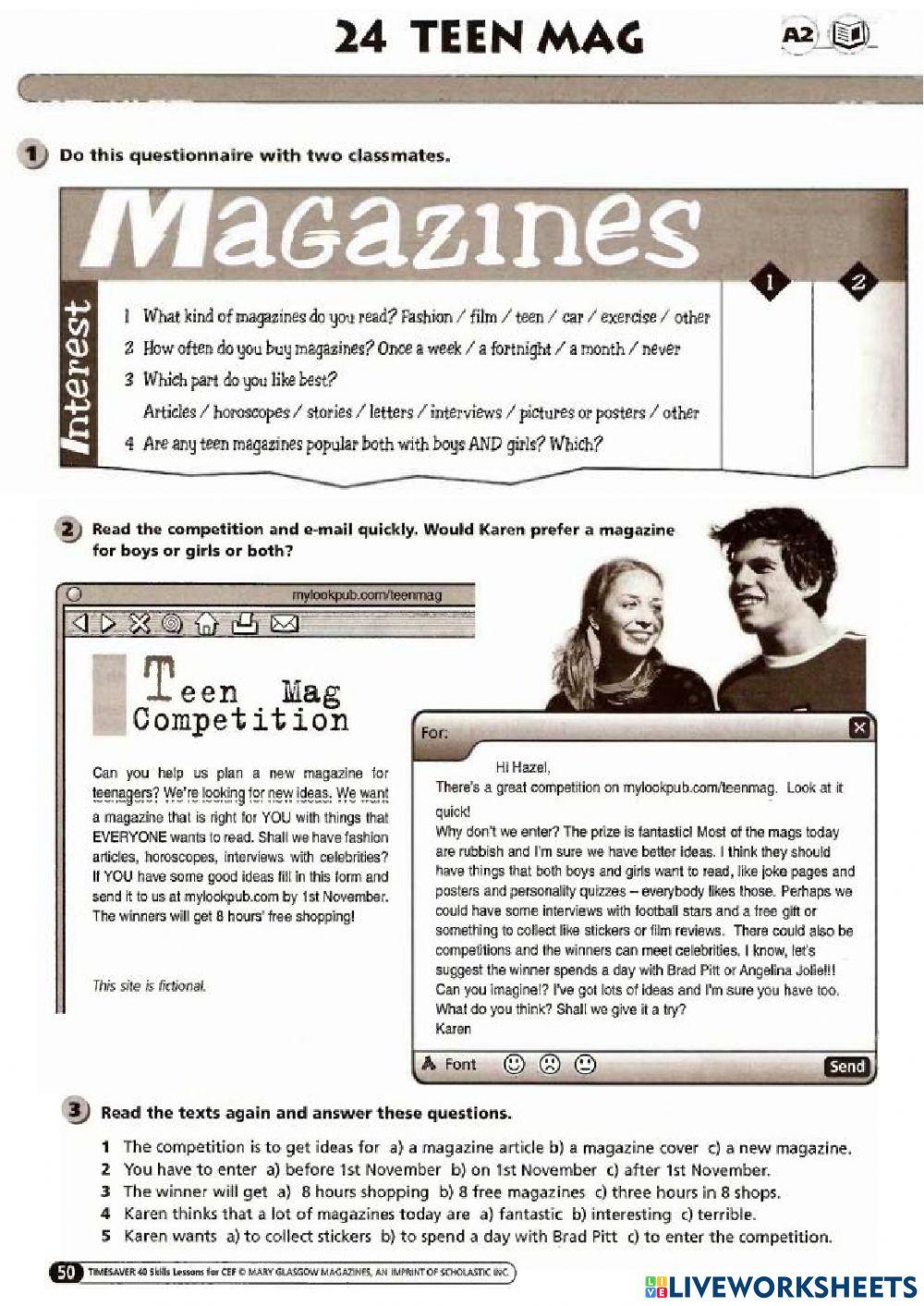 6572556 | 24. Teen Mag. Timesaver Combined Skills
