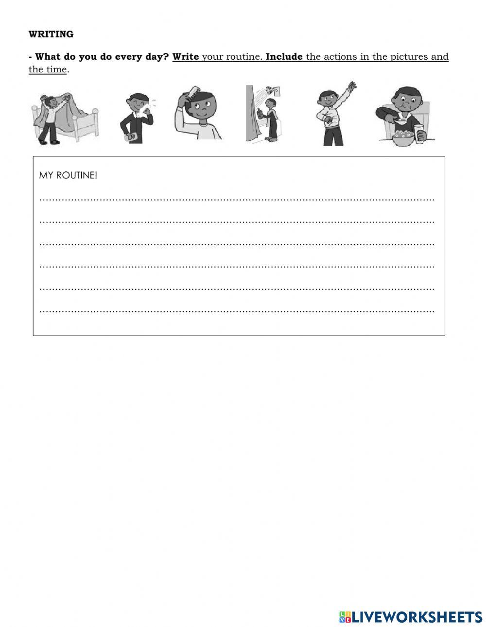 Give me five 1 … | Free Interactive Worksheets | 972430