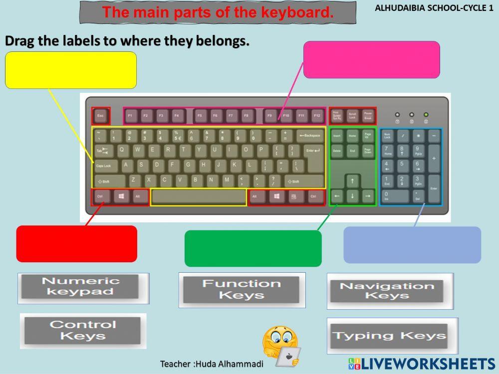 972914 | Dt keyboard | Huda_Alhammadi | LiveWorksheets