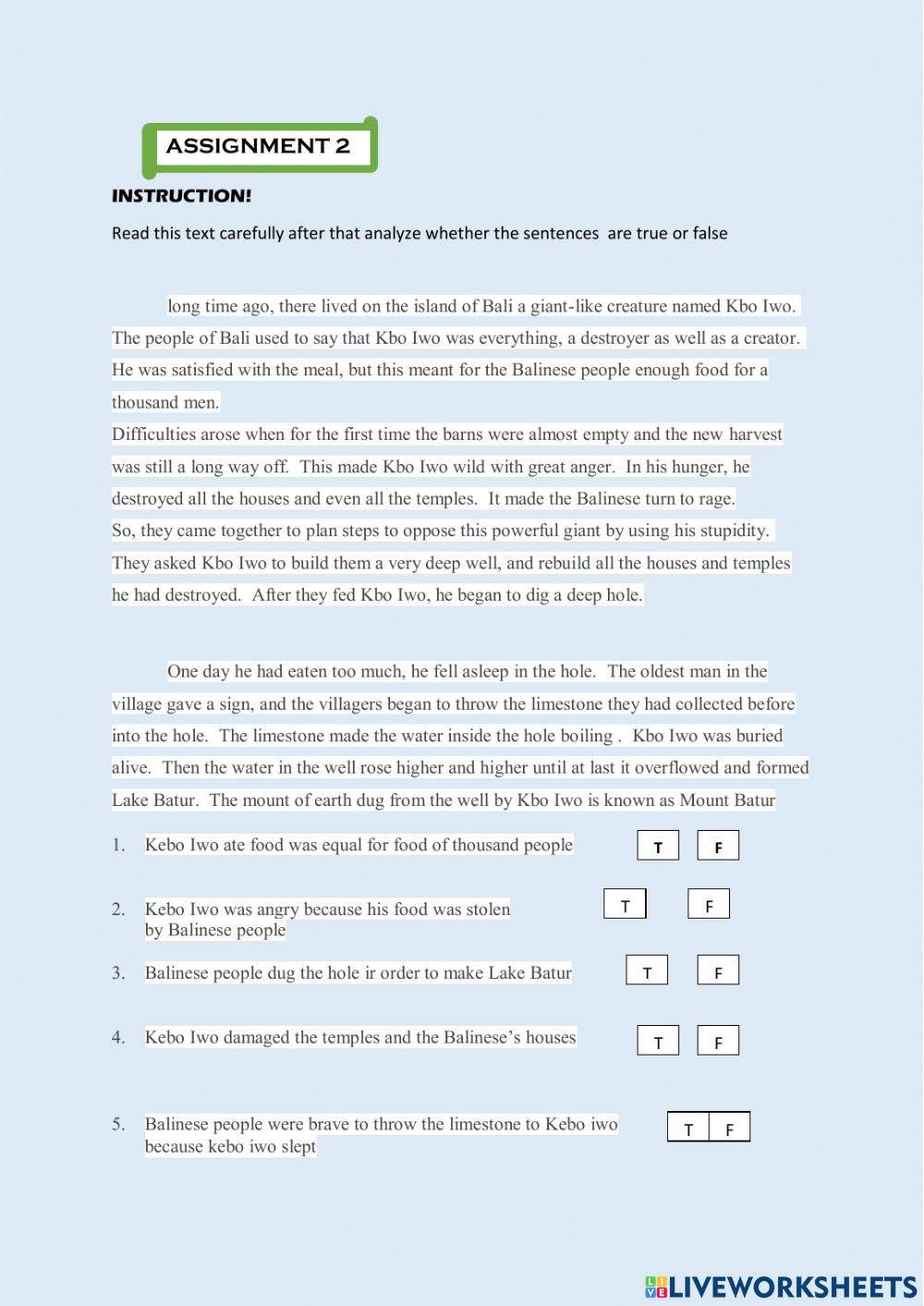 LKPD Narrative … | Free Interactive Worksheets | 973545