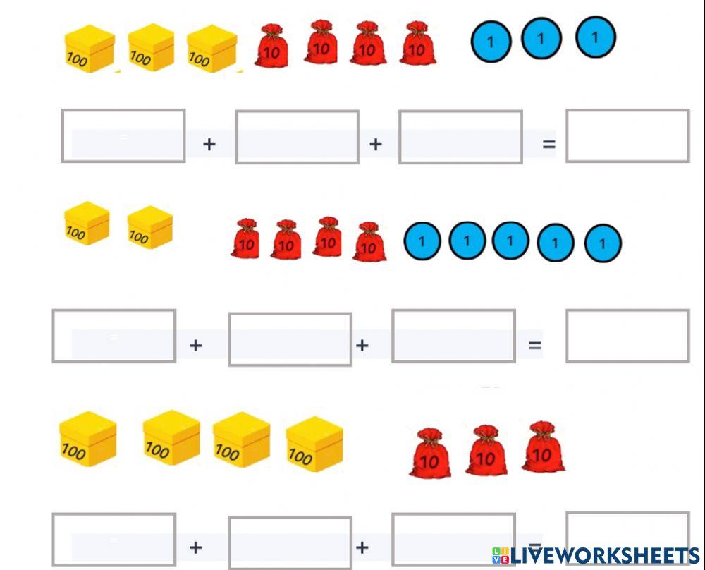 como suma | Free Interactive Worksheets | 976699