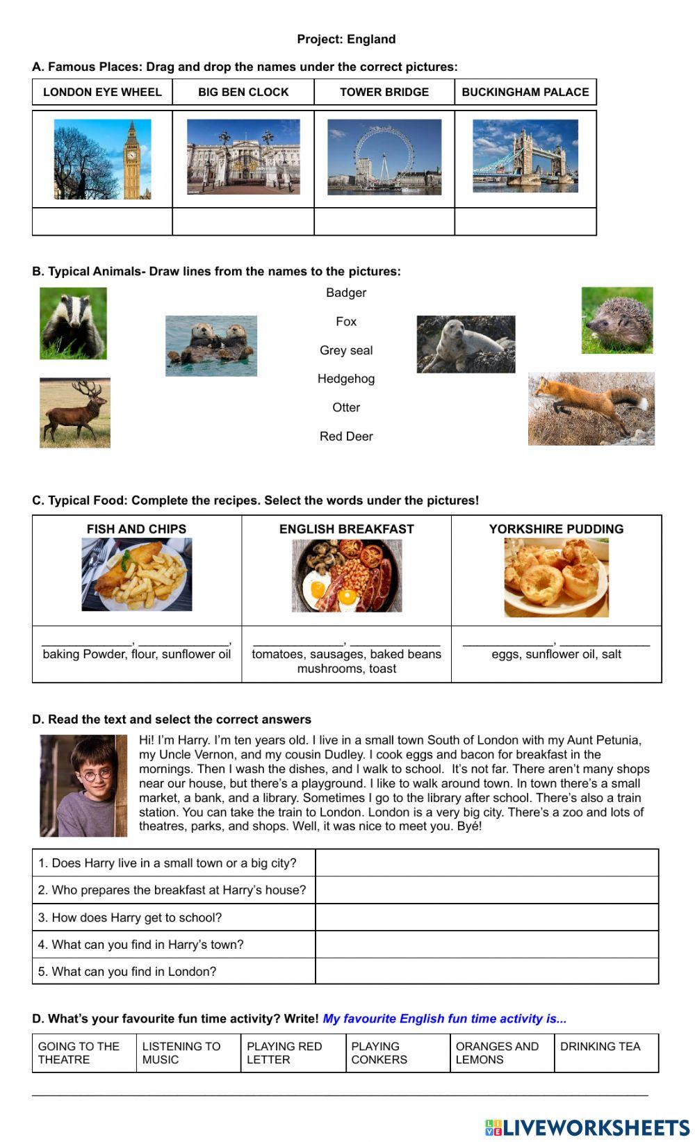 973682 | Project: England | MaggieLopez | LiveWorksheets