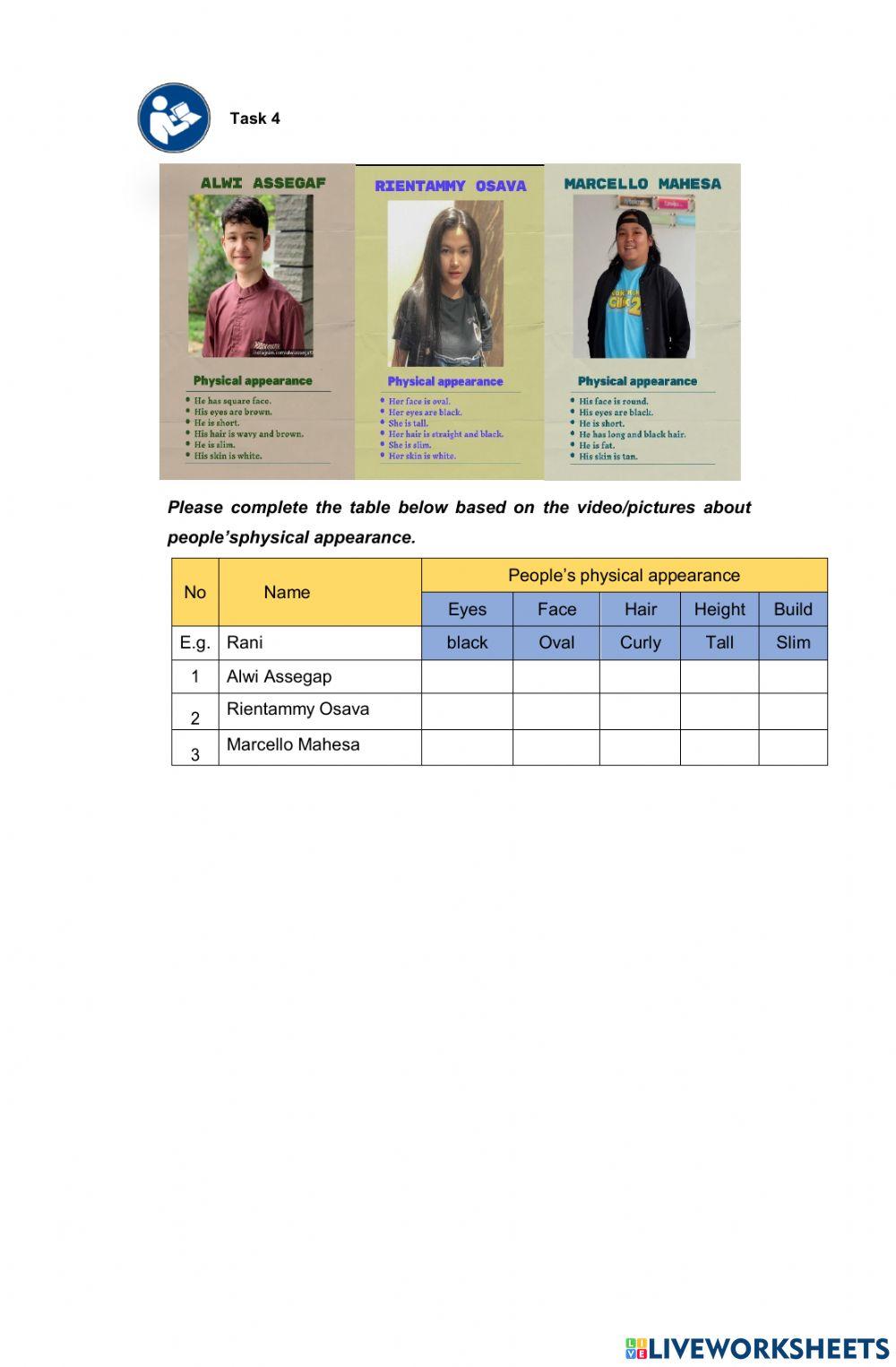 LKPD Descriptiv… | Free Interactive Worksheets | 3002464