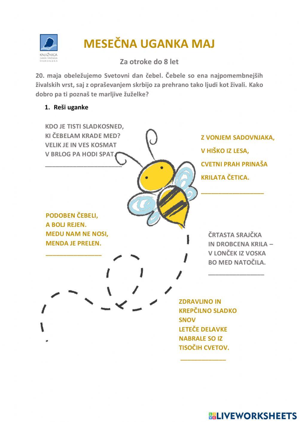 uganka-maj mlajši online exercise for | Live Worksheets