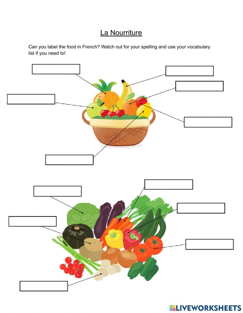 Food Labelling | Free Interactive Worksheets | 975199