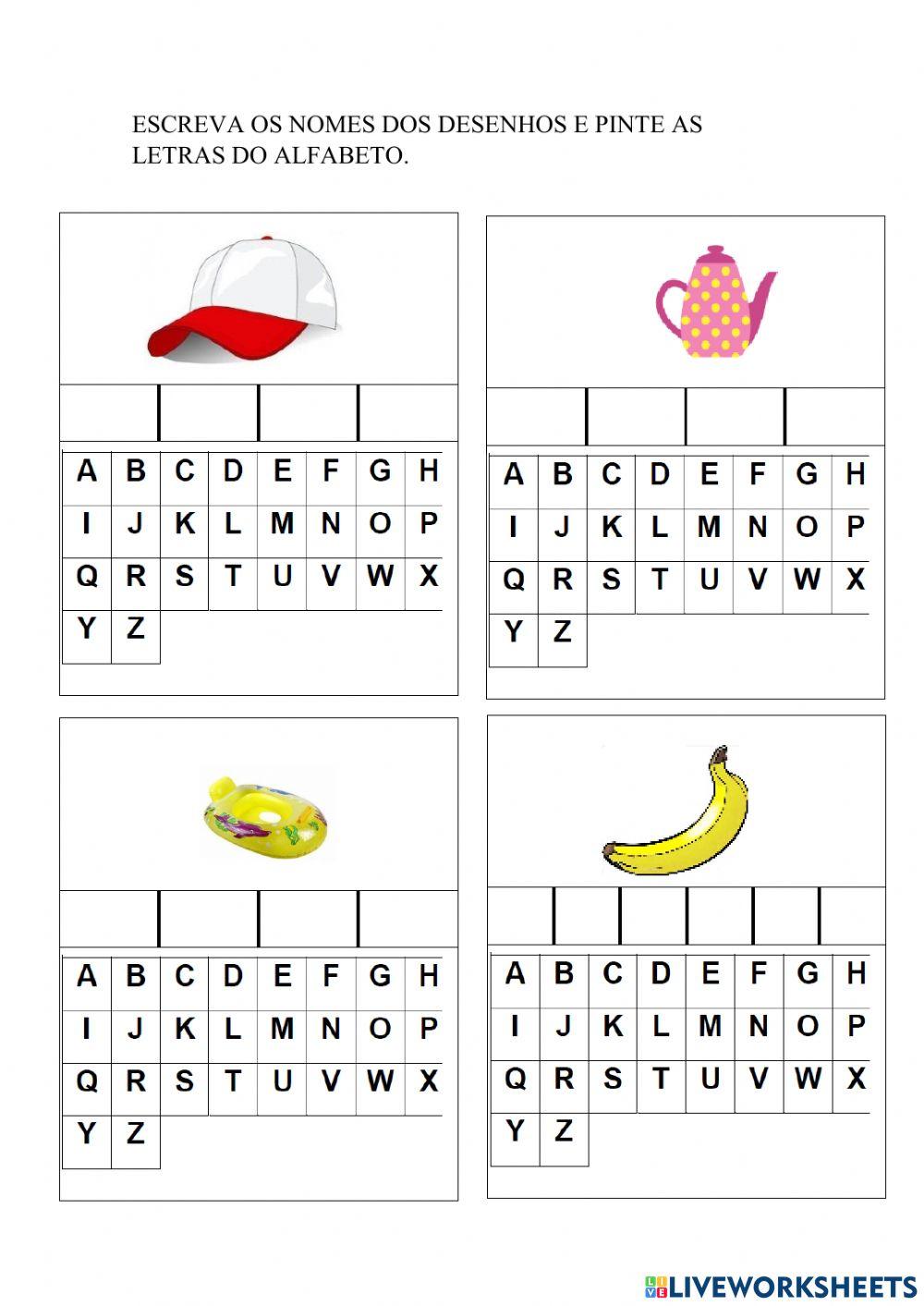Letra b worksheet for Fundamental | Live Worksheets