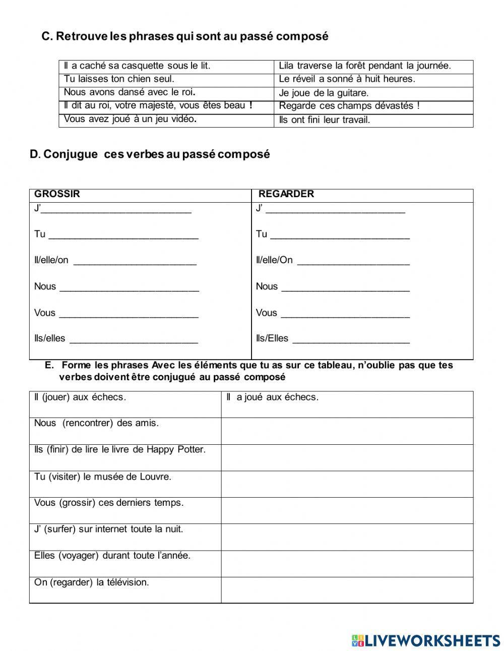 976975 | Passé composé avec Avoir | MIMIE TSITA