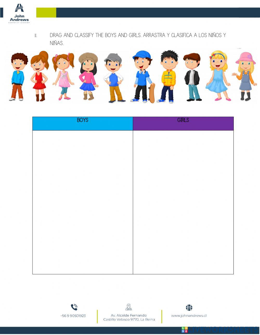 Unit 2 test Pre k worksheet | Live Worksheets