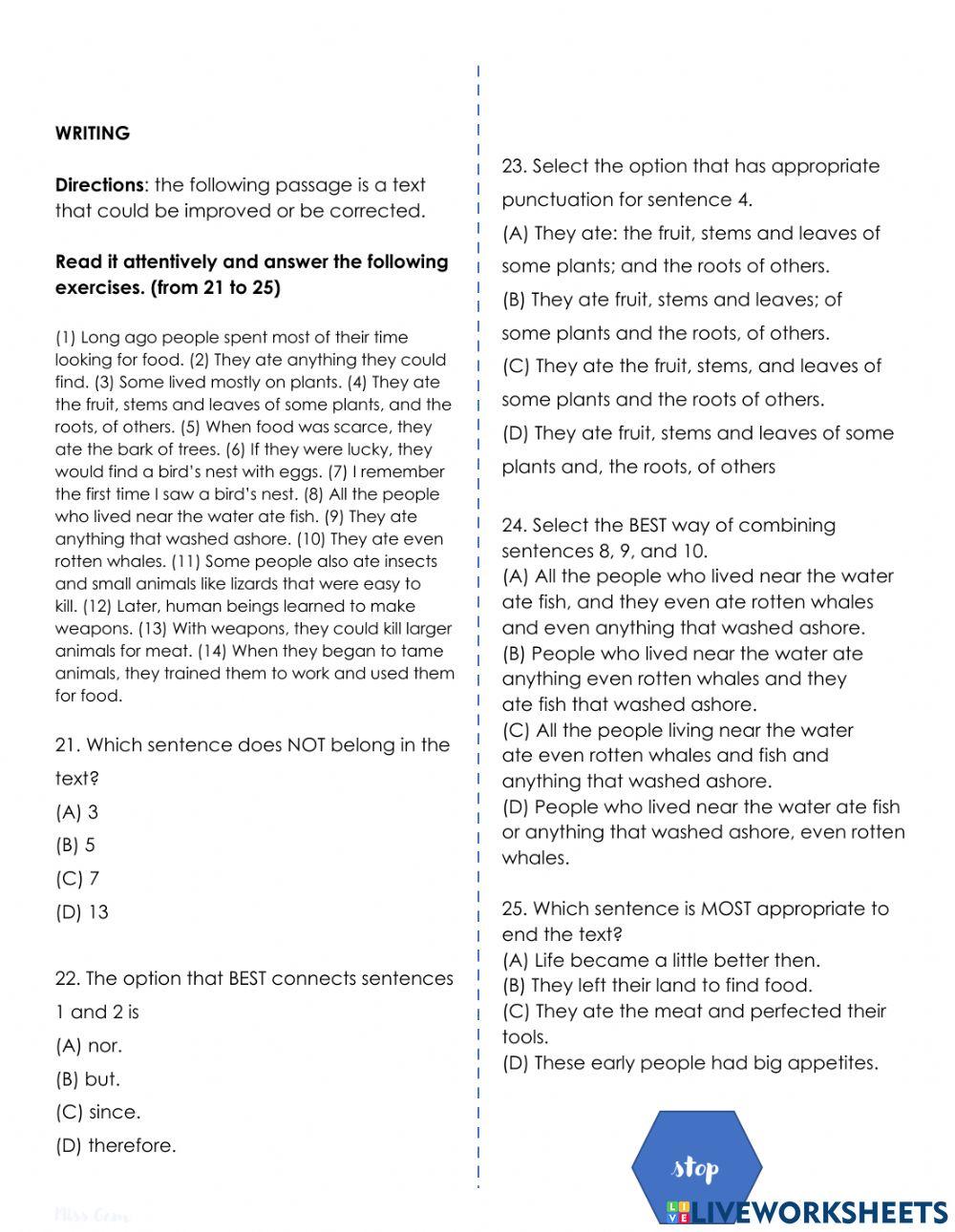 979155 | Practice 2 | Miss Gem | LiveWorksheets