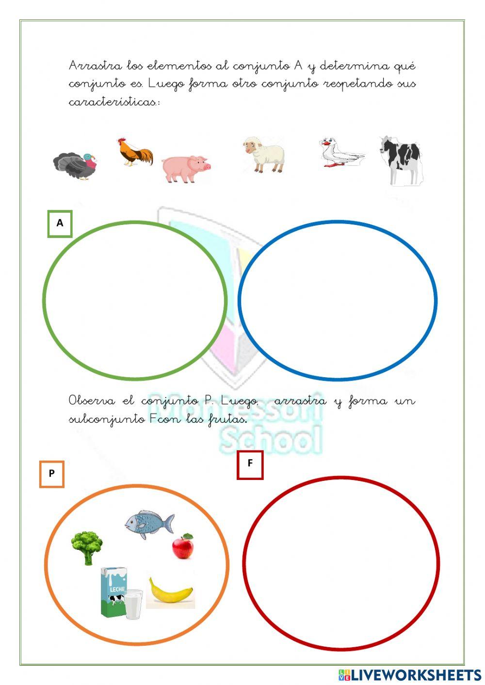 Feed worksheet | Live Worksheets