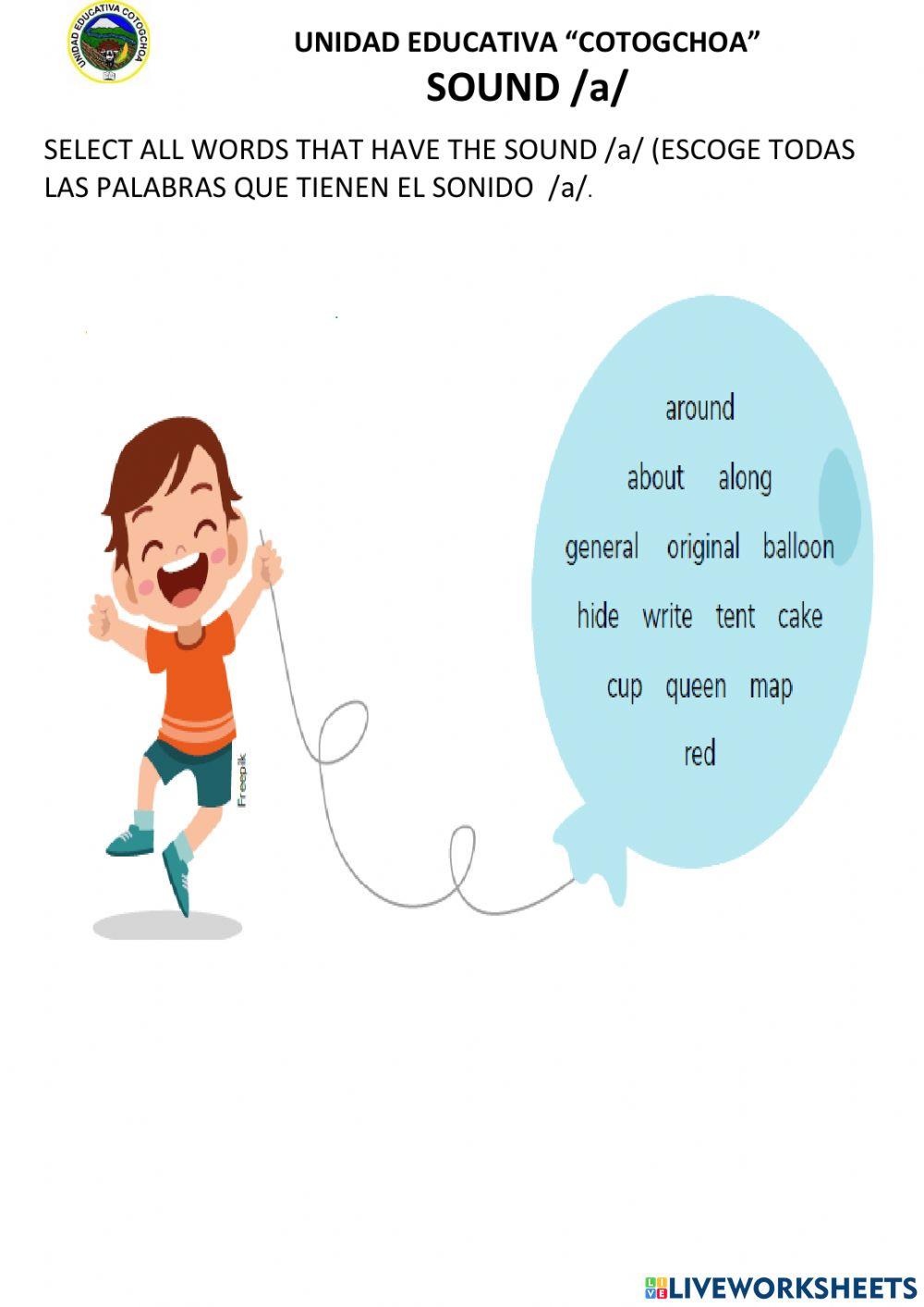 978970 | SOUND-a- | DALILAUEC | LiveWorksheets