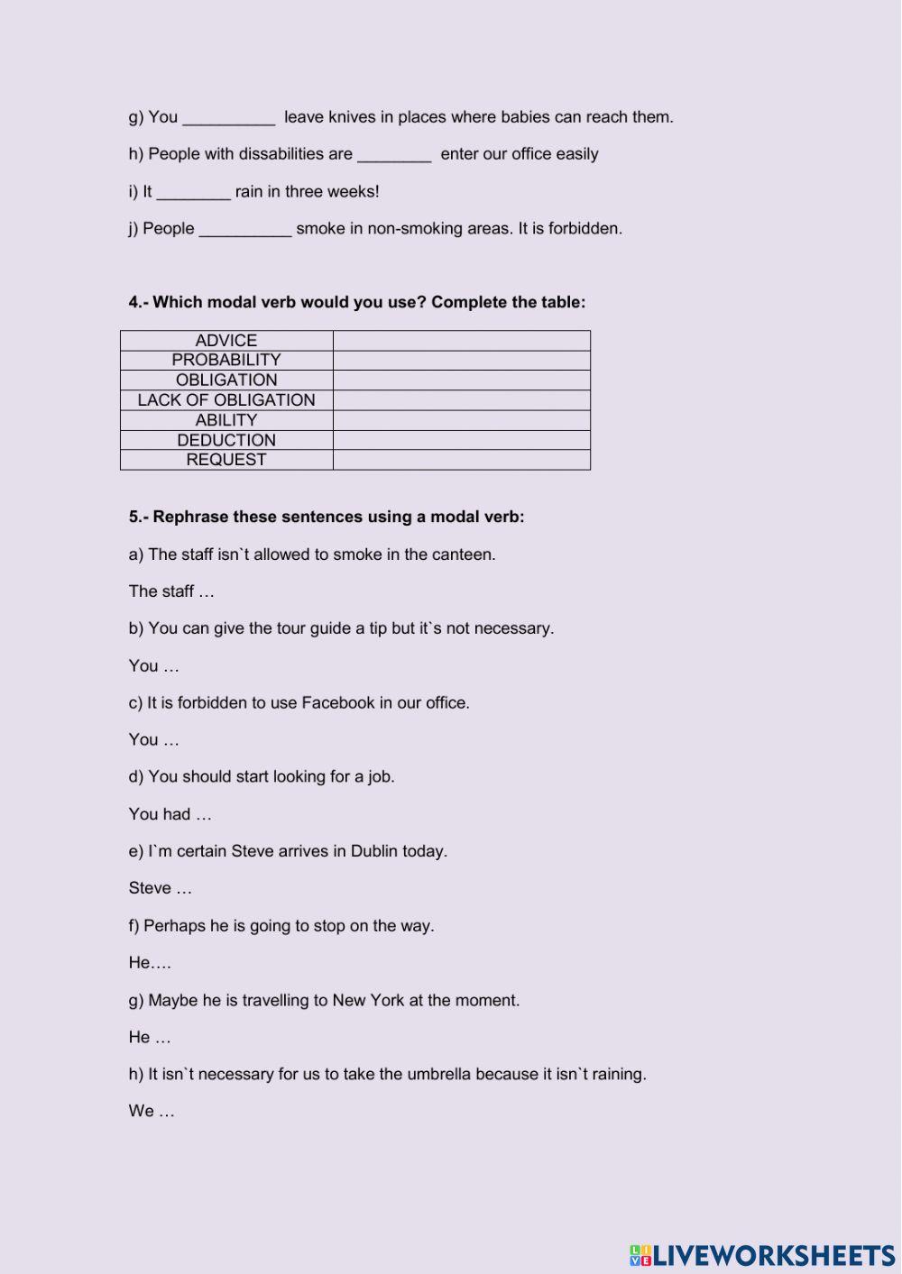 Modal verbs & Advertising 979659 | Bautista Ramos | Live