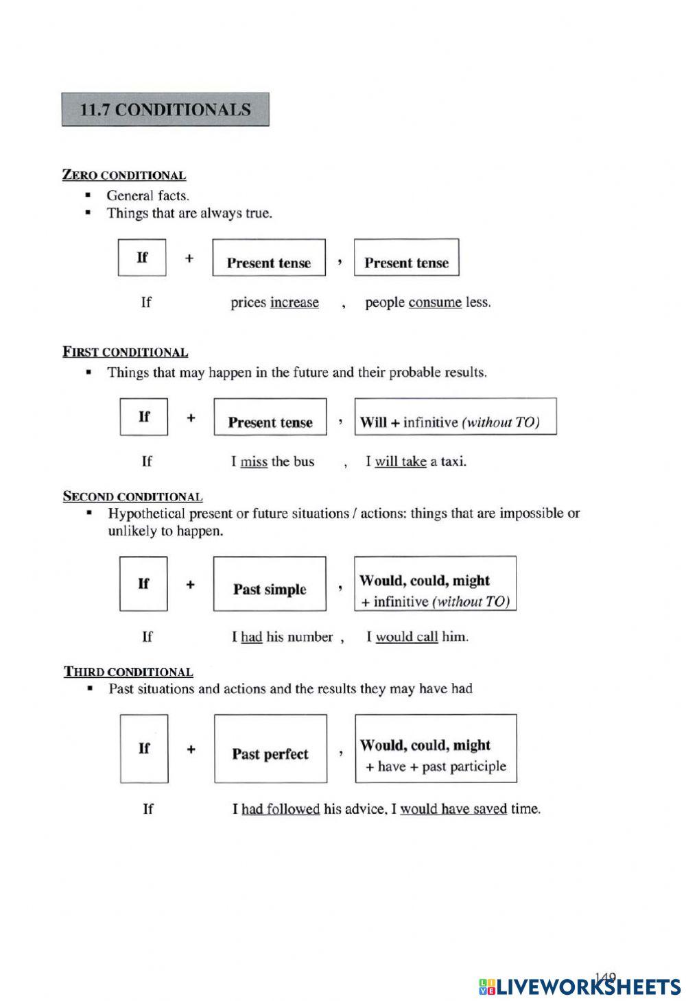 ToeicBridge-Conditionals online exercise for | Live Worksheets