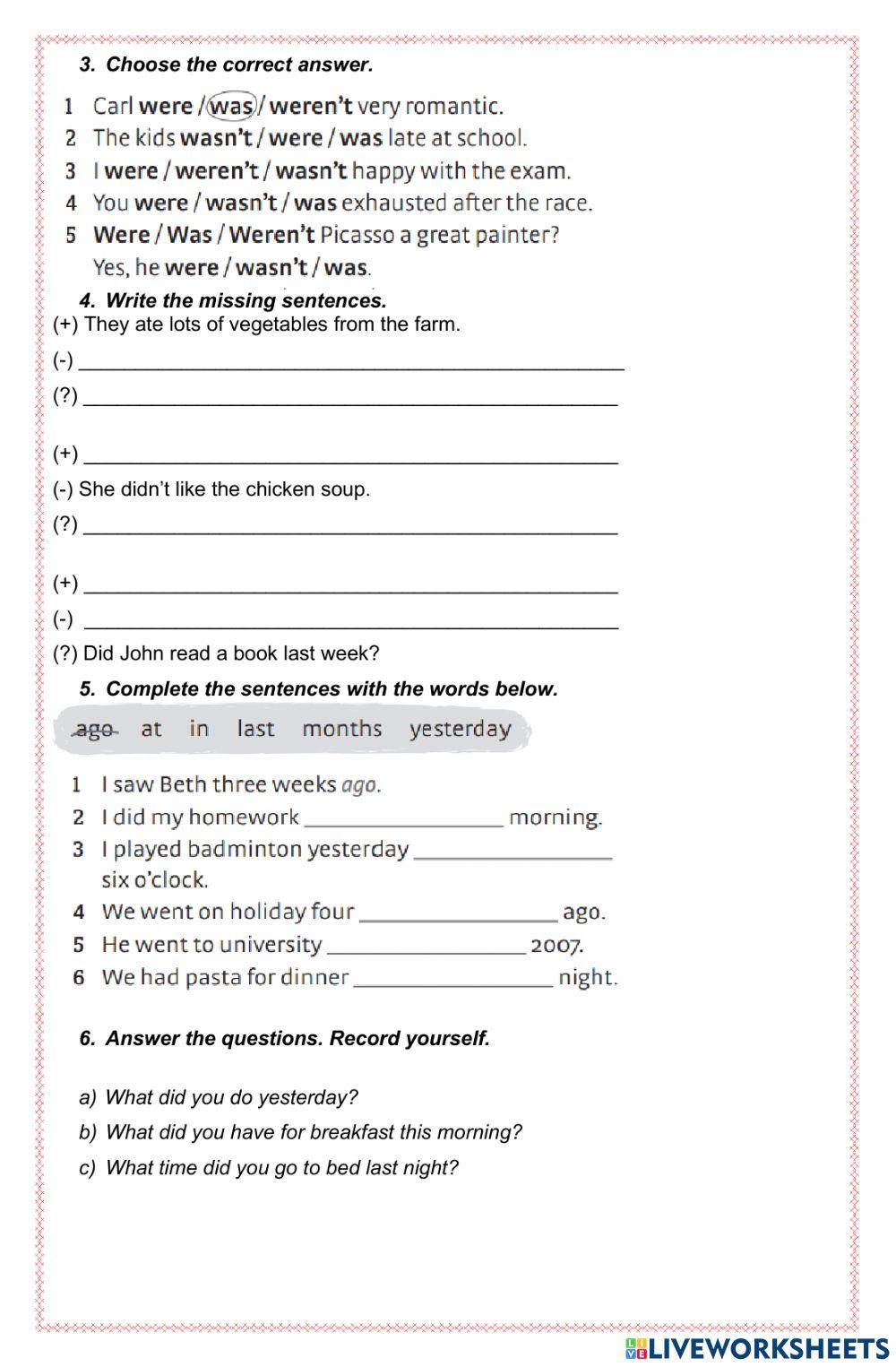 Quiz term 2 interactive worksheet | Live Worksheets