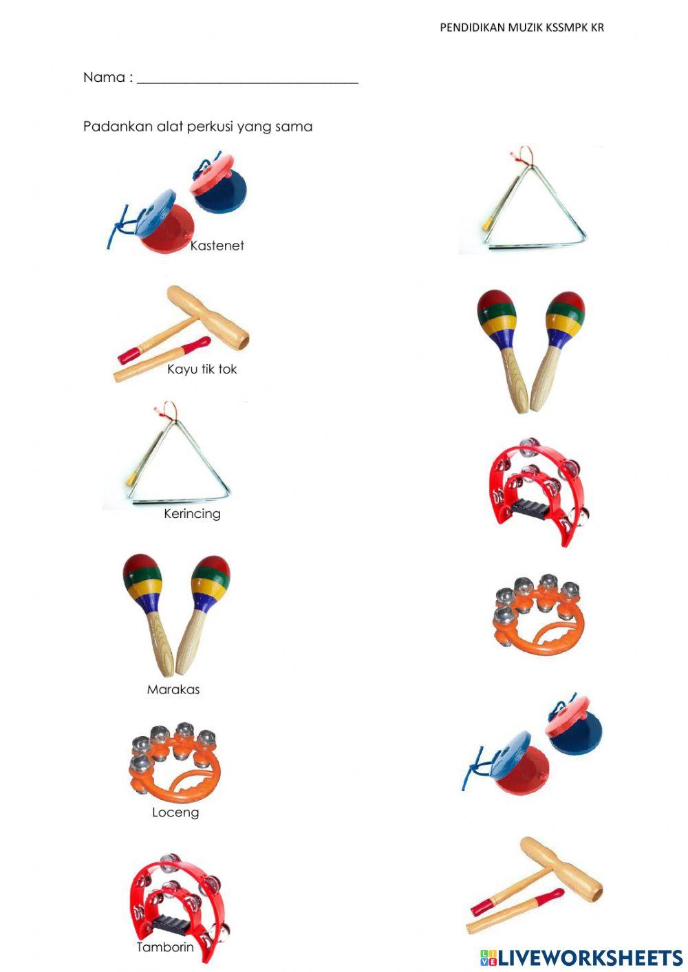 Alat Muzik Perk… | Free Interactive Worksheets | 980290