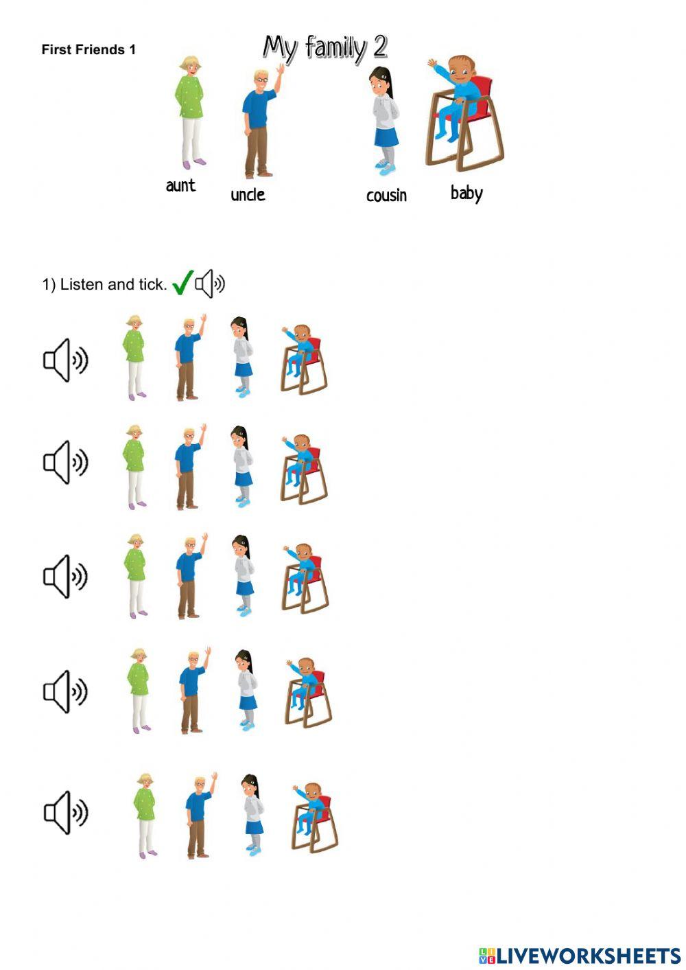 First Friends 1 - My family 2 981504 | EnglishHouse51