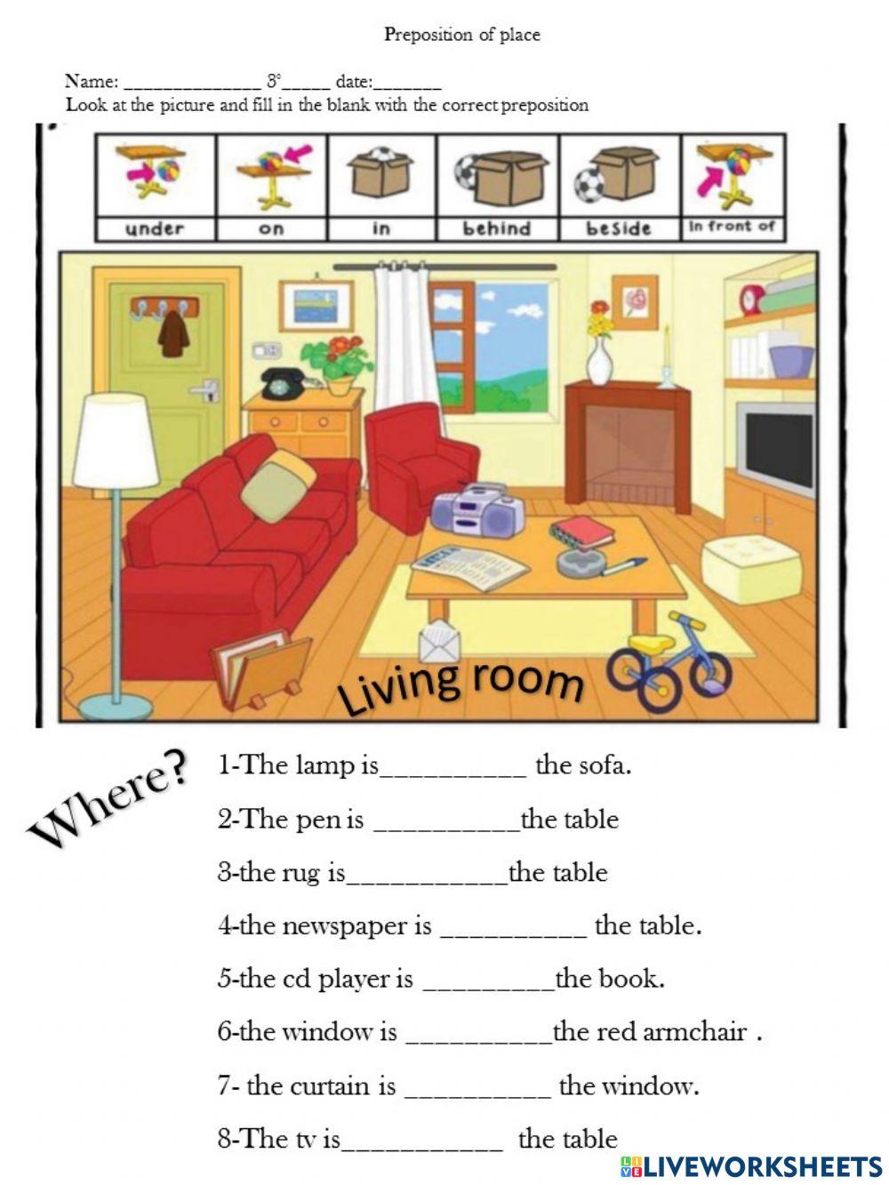 Preposition 982053 | Mari0522 | Live Worksheets