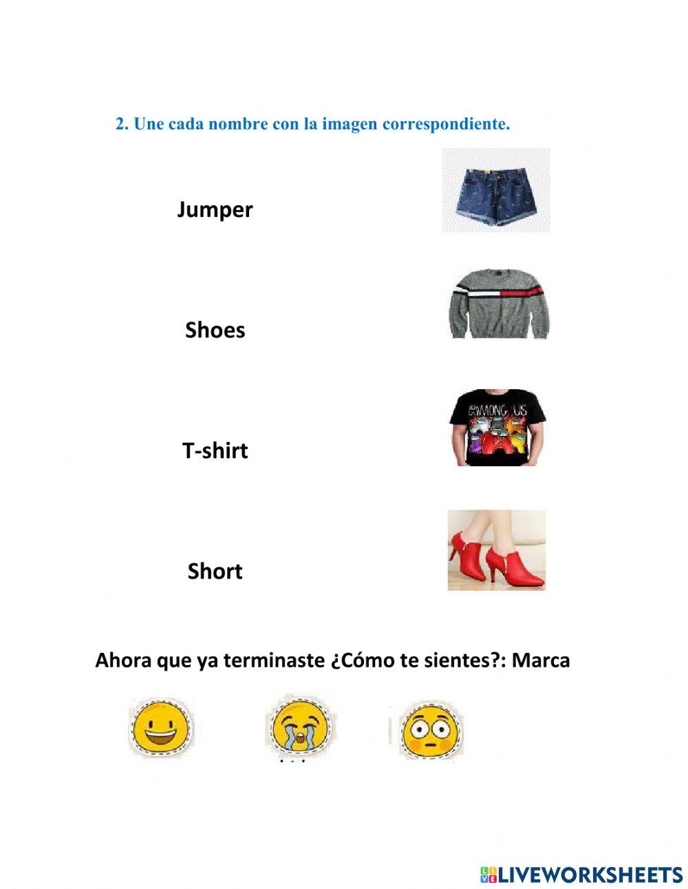 The Clothes 982680 | MissCamilaBiava | Live Worksheets