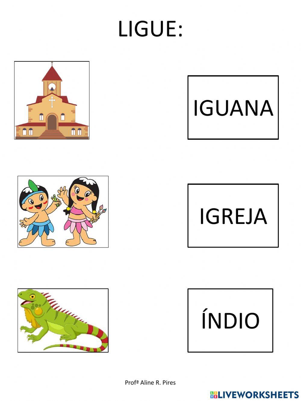 Pdf online exercise: Letra I | Live Worksheets