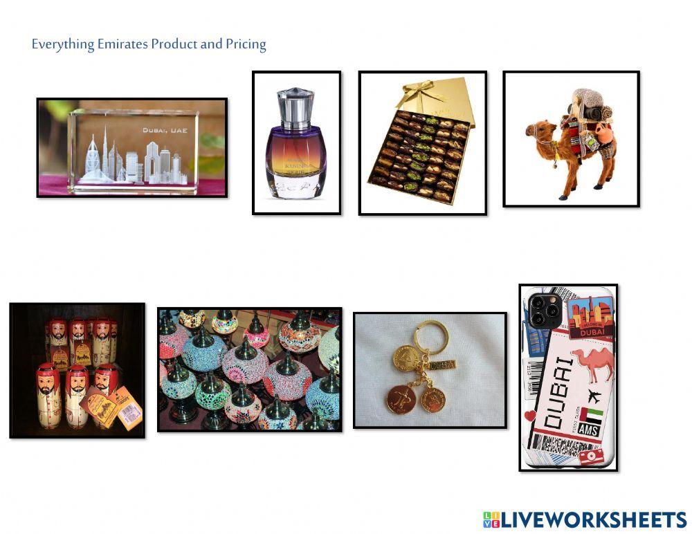 Pricing activity | Live Worksheets