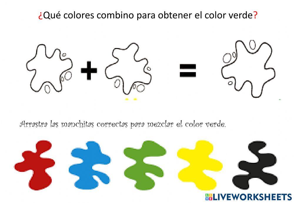 El color verde interactive worksheet | Live Worksheets