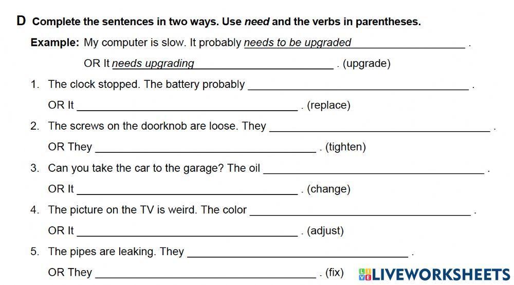 1050554 | Need | Leonanto_2392 | LiveWorksheets