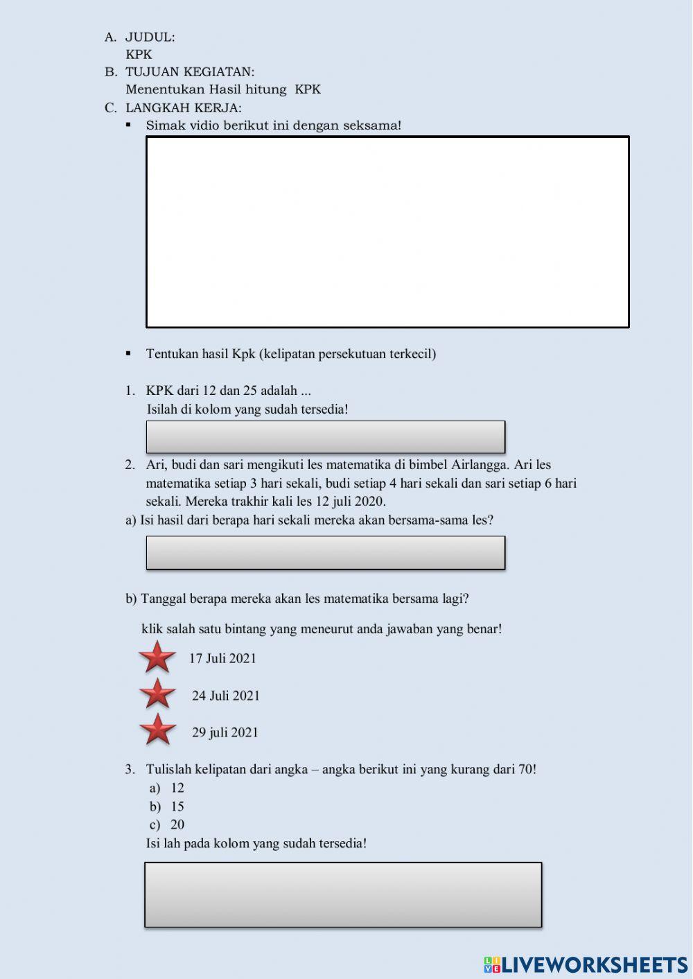 LKPD Matematika 1050866 | erlina windy ayu safitri | Live