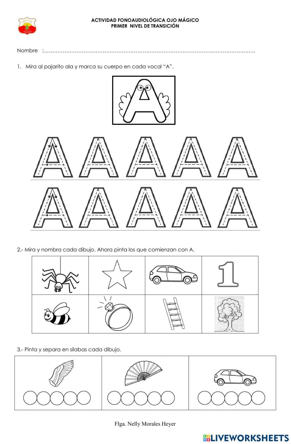 Vocal A 1074304 | Nelly_MH | Live Worksheets