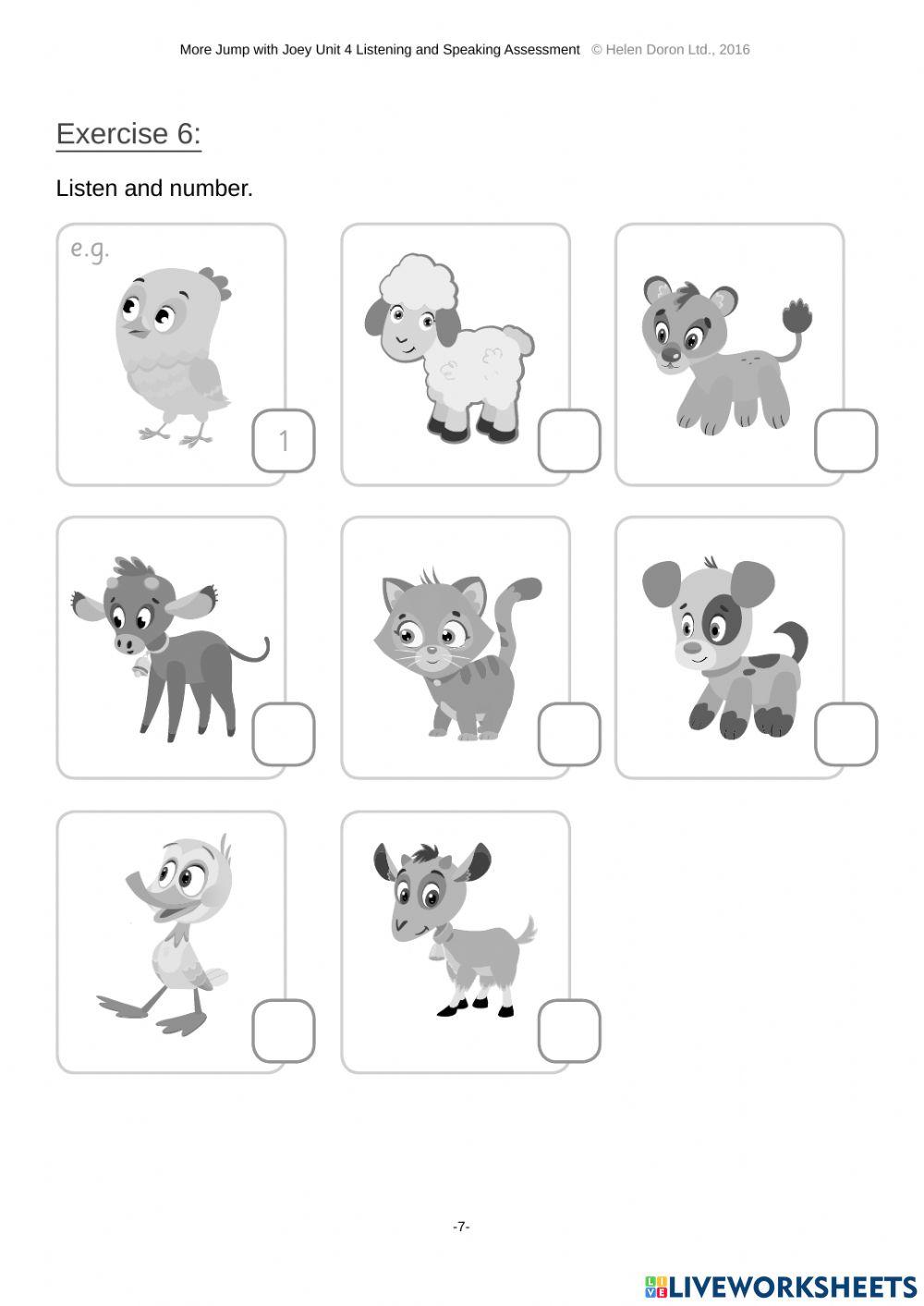 MJWJ Book 4 Assessment online exercise for | Live Worksheets