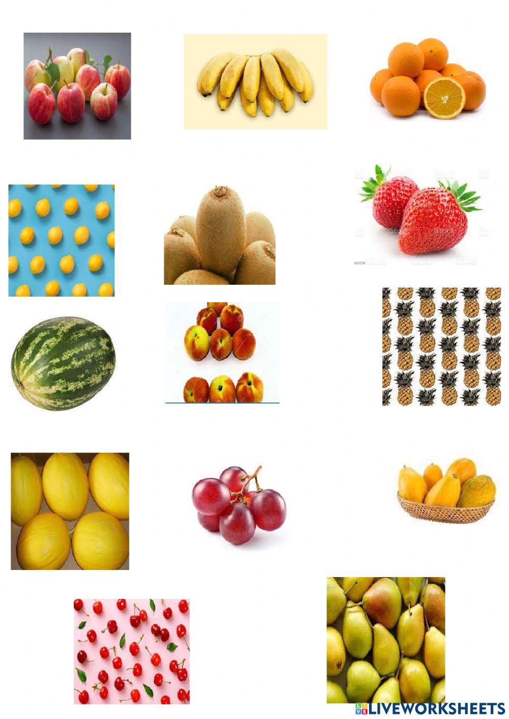 How many fruits | Free Interactive Worksheets | 1075418