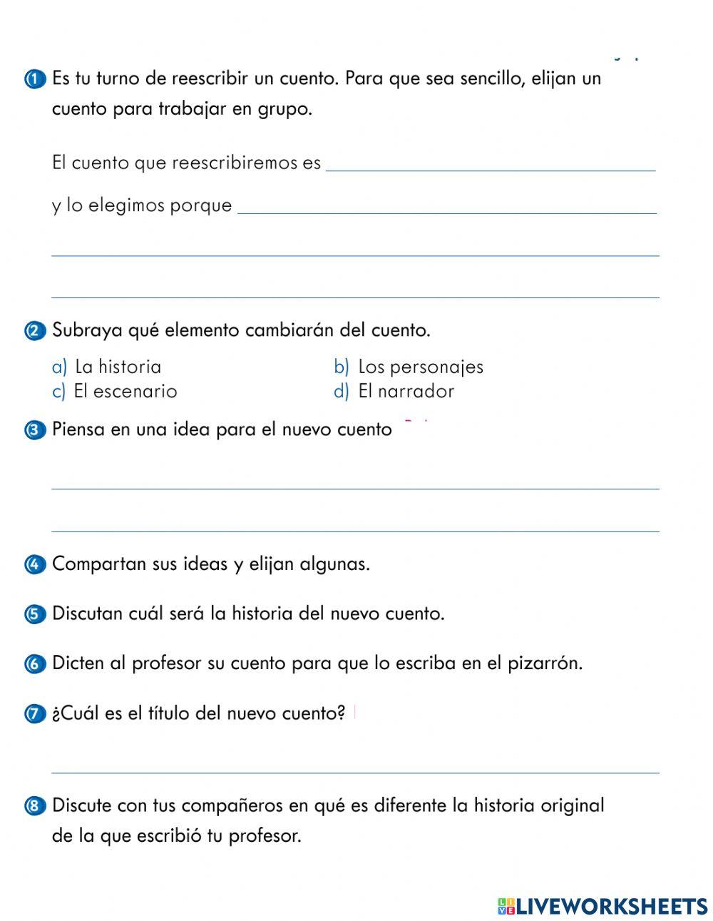 Español | Free Interactive Worksheets | 1075967