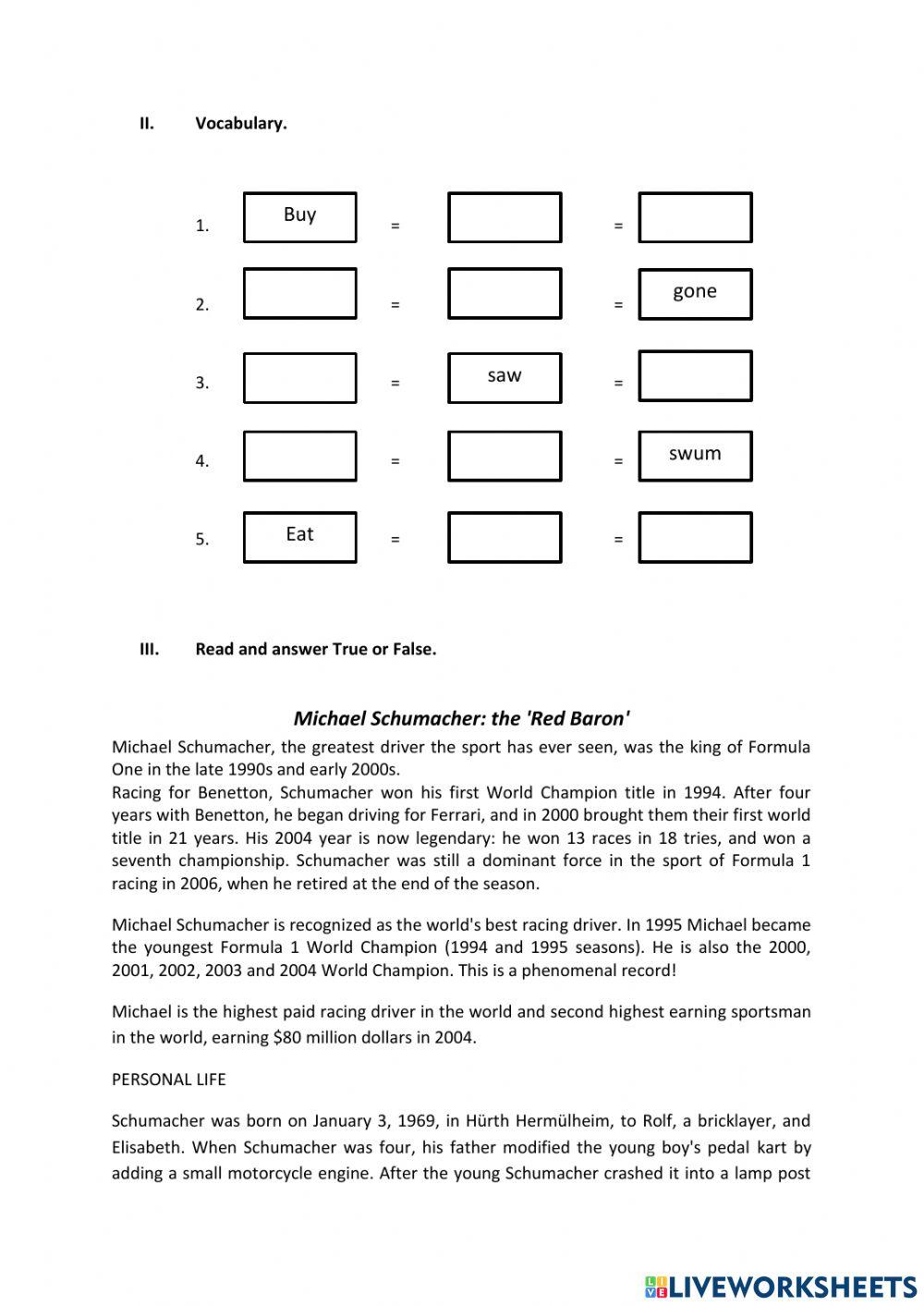 L p5 worksheet | Live Worksheets