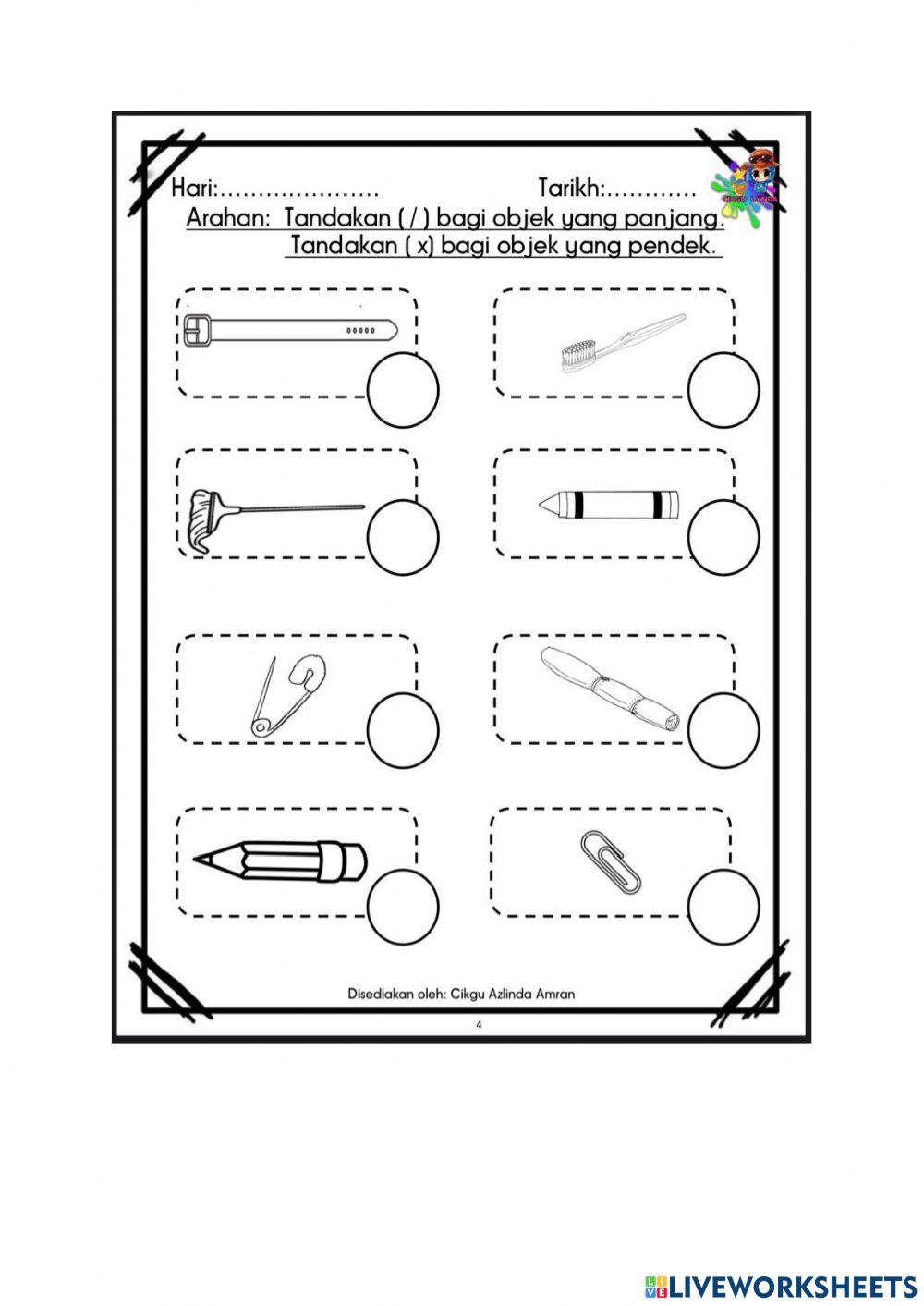 sains saiz2 worksheet | Live Worksheets