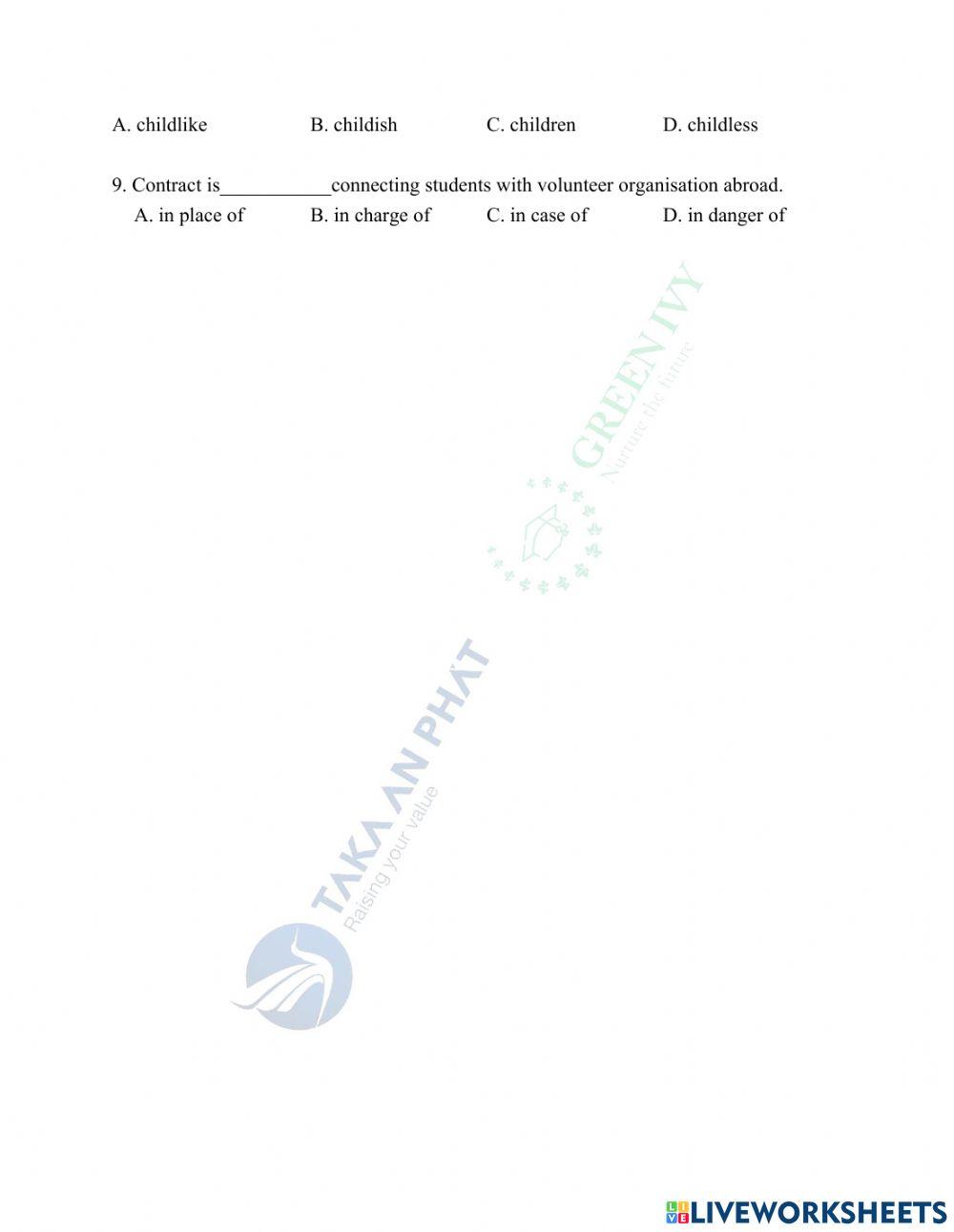 1078217 | English 10 | takaanphat01 | LiveWorksheets