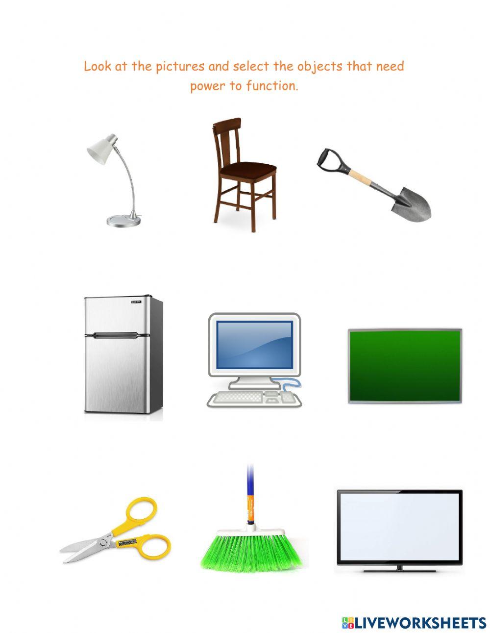 Energy Power worksheet | Live Worksheets