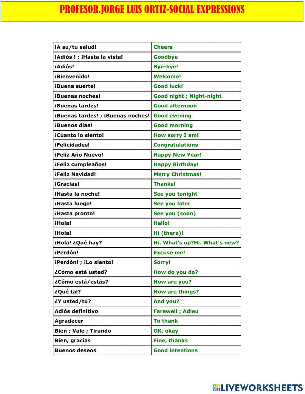 1085418 | Social expressions | 1amadeus | LiveWorksheets