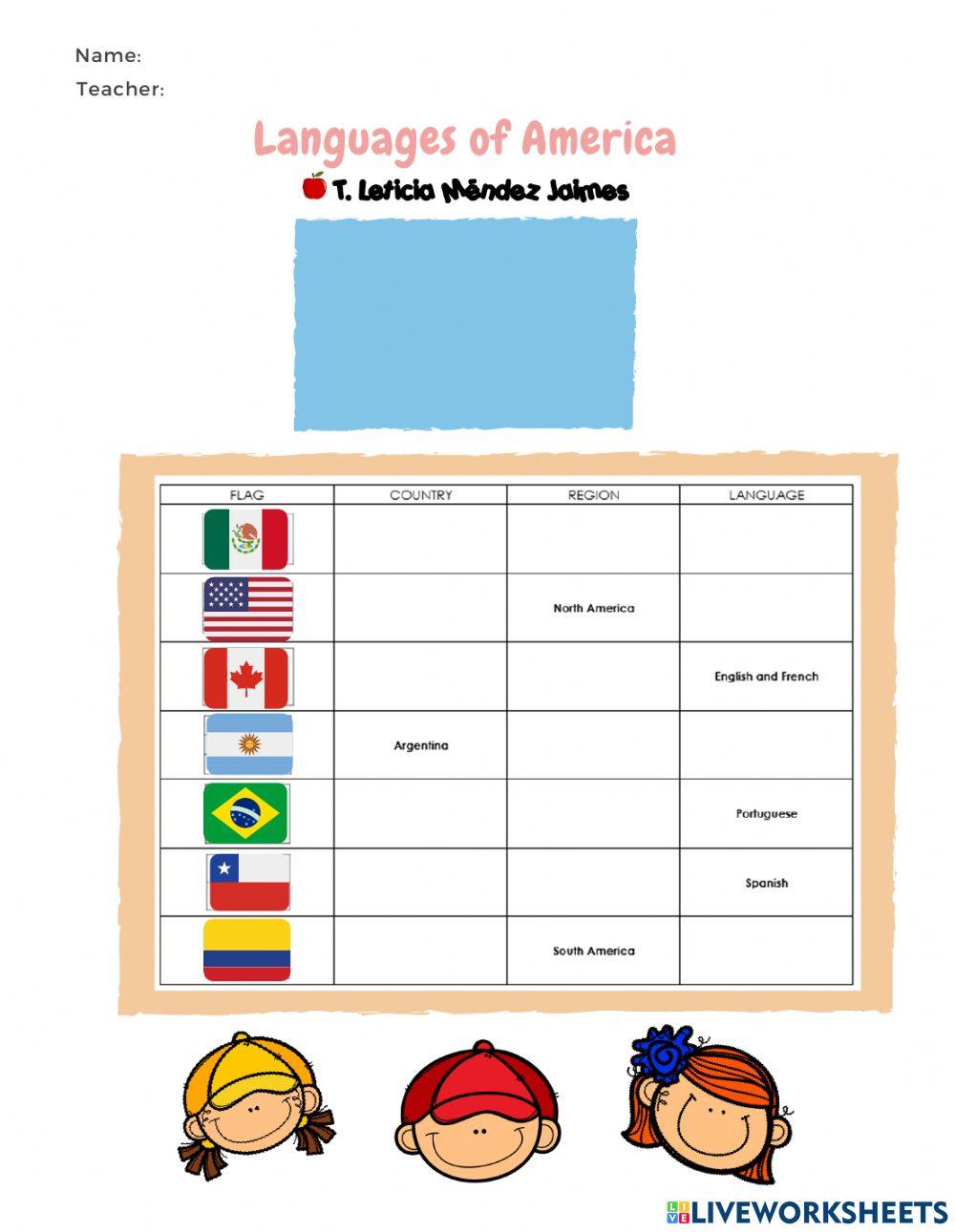 Languages of america 1079299 | LETICIA JAIMES | Live