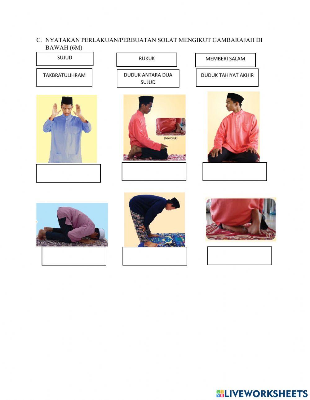 Solat 1079964 | CikguNafisah | LiveWorksheets