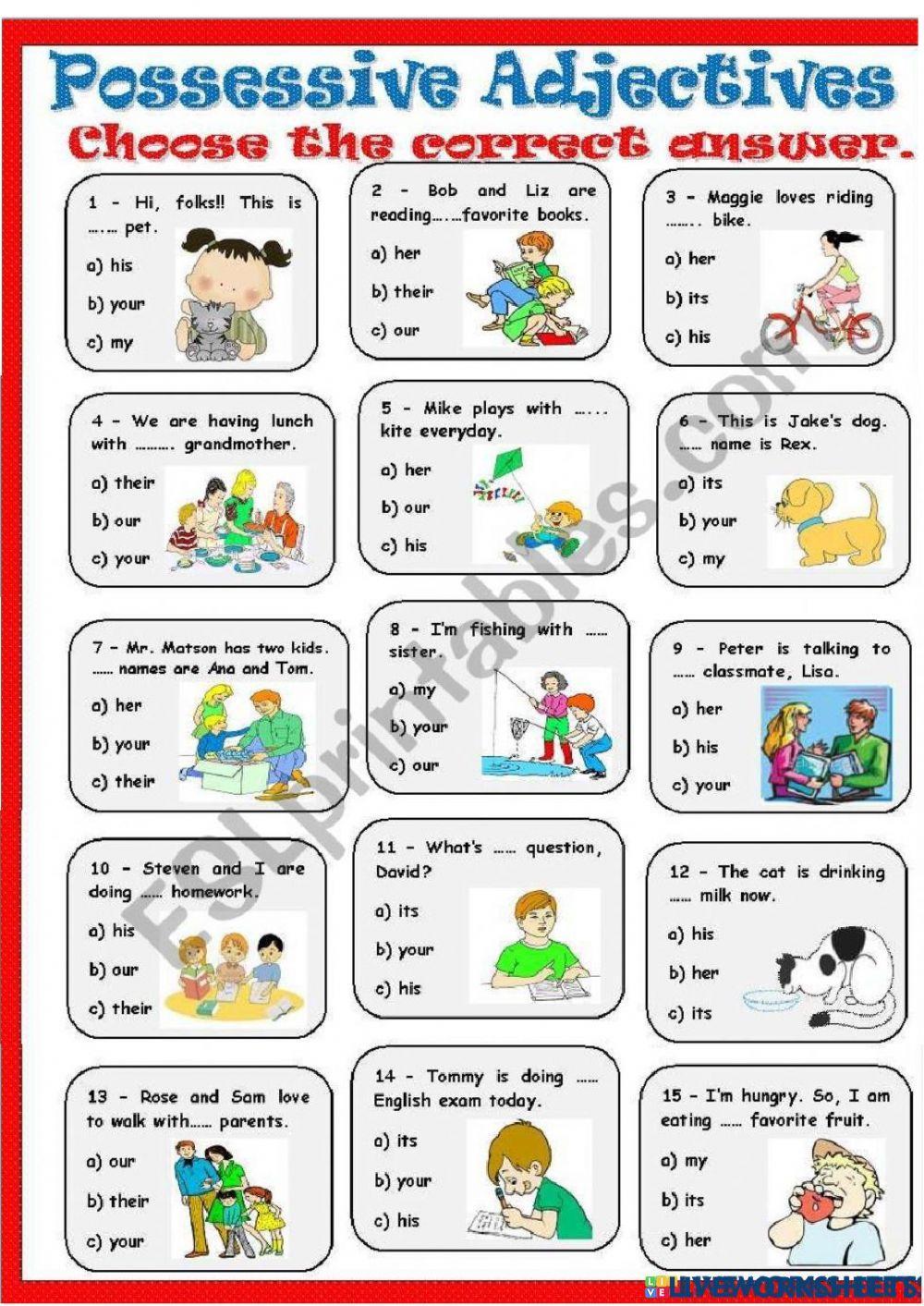 Possessive Adjective Online Pdf Exercise Live Worksheets possessive-adjective-online-pdf-exercise-live-worksheets