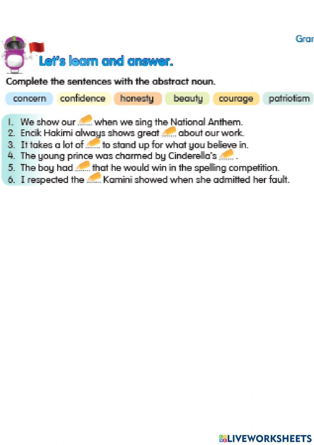English year 6 1081553 | masdiana | Live Worksheets